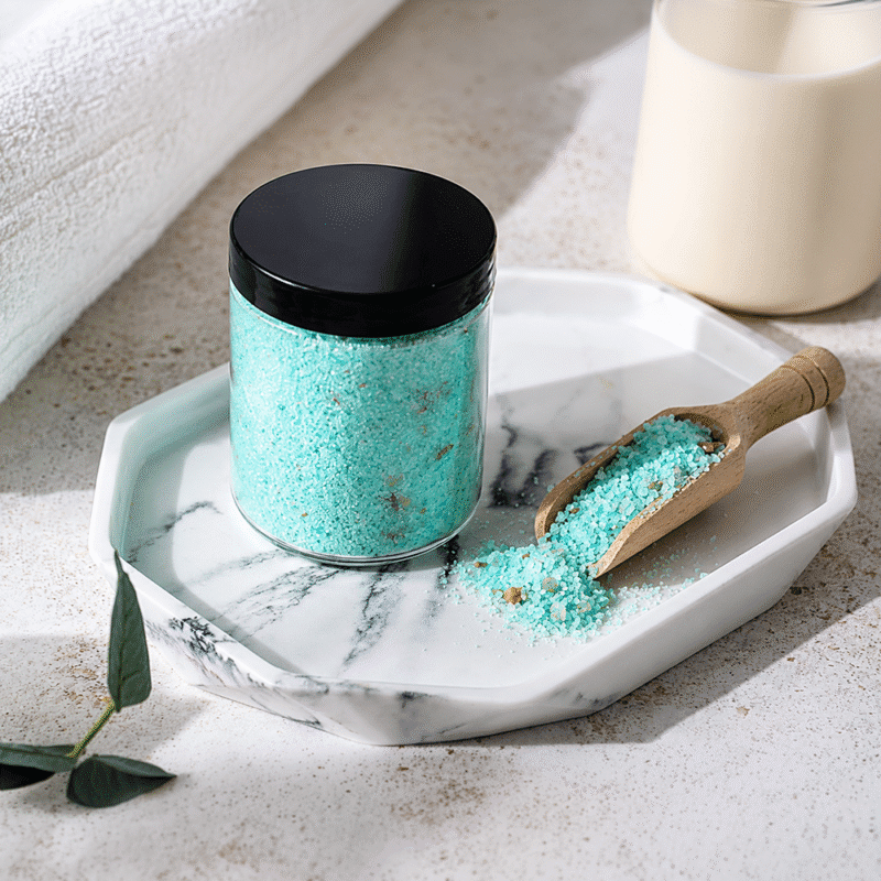 How To Make Relaxing Eucalyptus Bath Salts - The Soap Kitchen