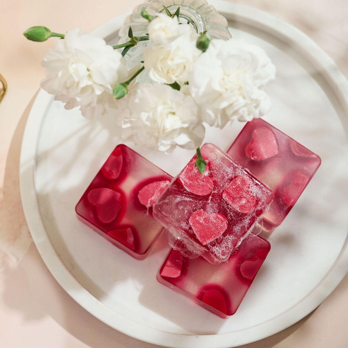 How To Make Bleeding Heart Melt and Pour Soaps - The Soap Kitchen